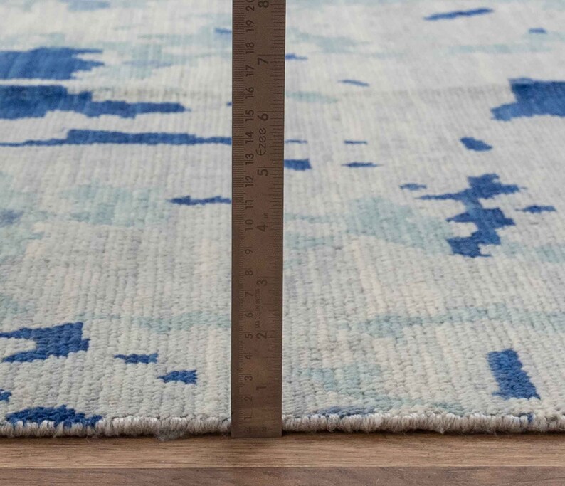 10x14 Modern Handmade Abstract Wool Area Rug 8013 300x450 - Etsy