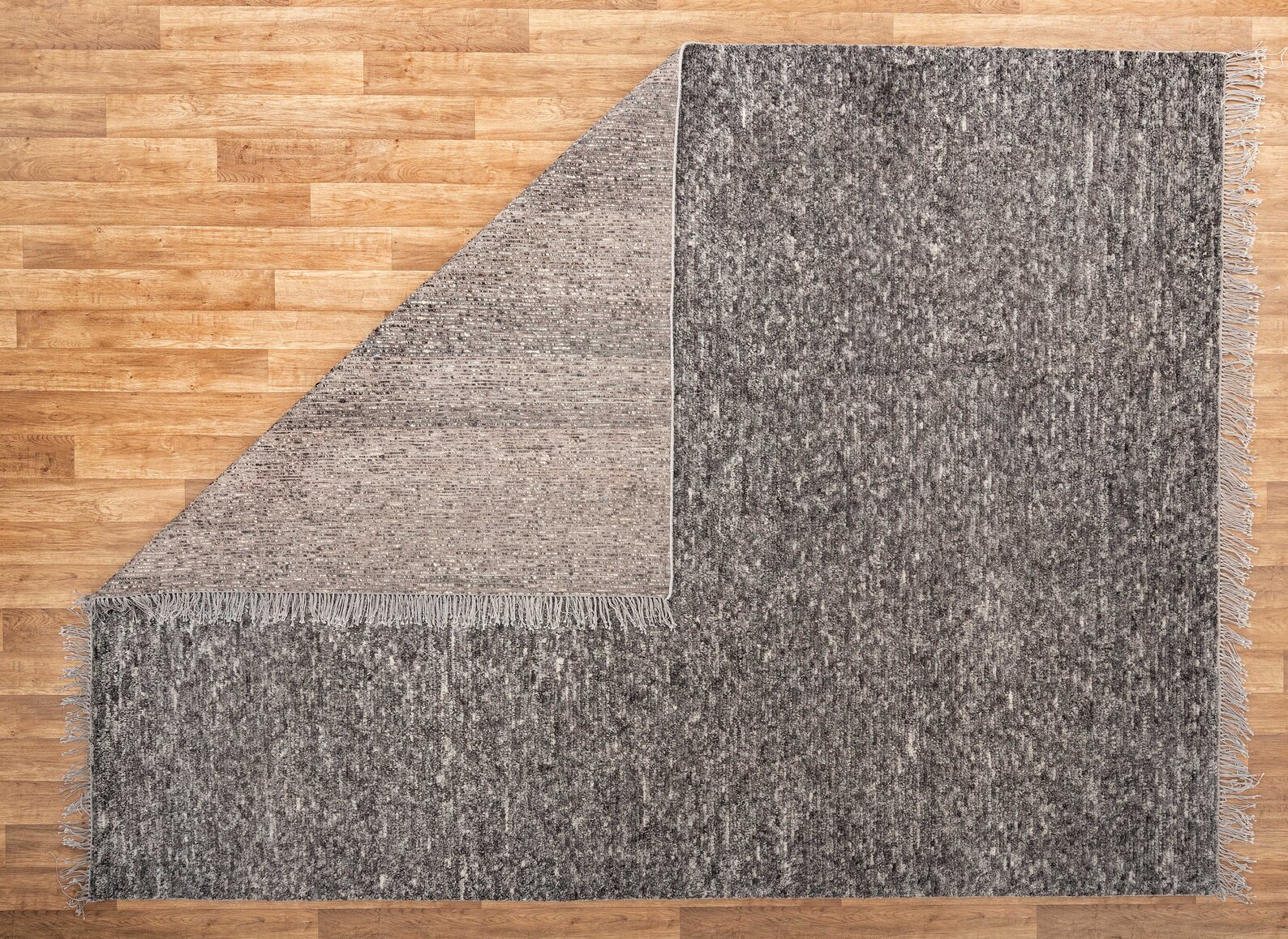 8x10 Rug Charcoal Gray Natural Handknotted Wool Rug #1744 (242x300 Cms ...