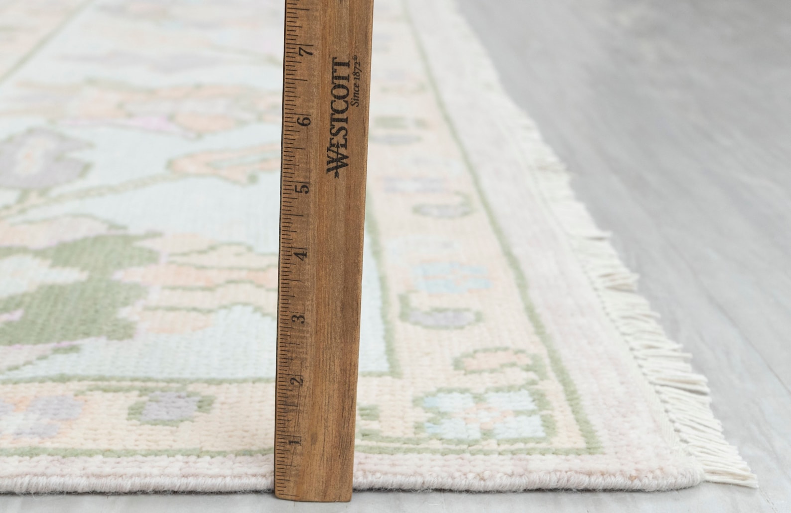 L.pink Blue Soft Look Modern Oushak Rug Premium Wool Hand Knotted ...