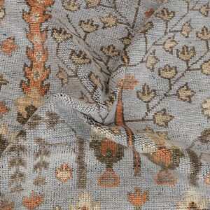 Blue Cream Tree of Life Soft Wool Hand Knotted Rug CUSTOMIZE in Any ...