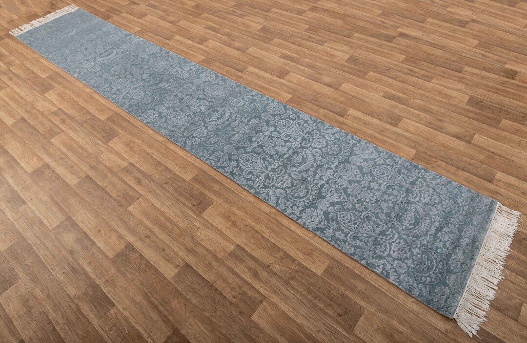 2'7x15'2 Ft. Runner Handmade Wool & Silk Runner Rug #8474 - Etsy