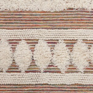 Bohemian Decor Inspired Handmade Wool Cotton Area Rug....#md-18 /1394 ...