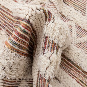 Bohemian Decor Inspired Handmade Wool Cotton Area Rug....#md-18 /1394 ...