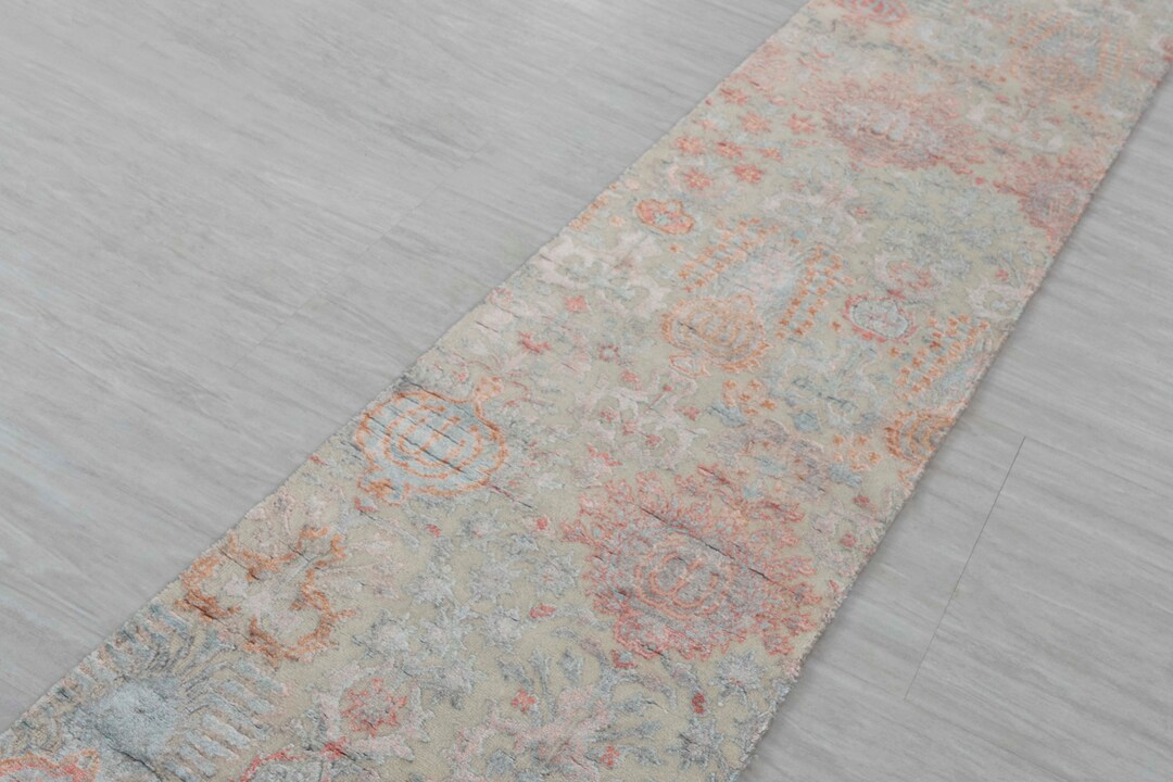 2x15 Ft. Colorful Transitional Extra Large Runner Rug Modern Design Rug ...