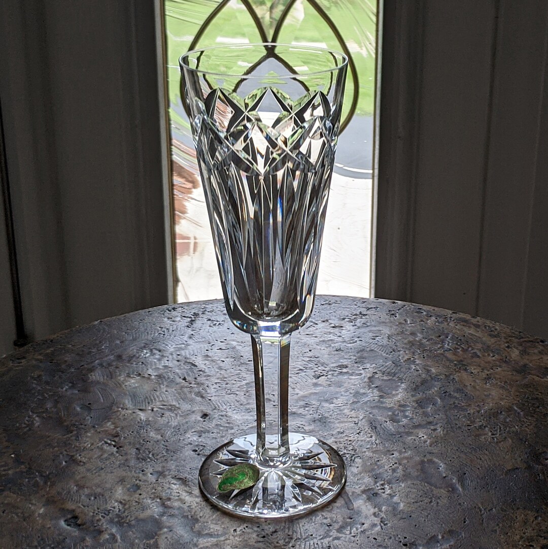 NEW Waterford Crystal PATRICK Fluted Champagne Flute Glass 7 1/4 ...