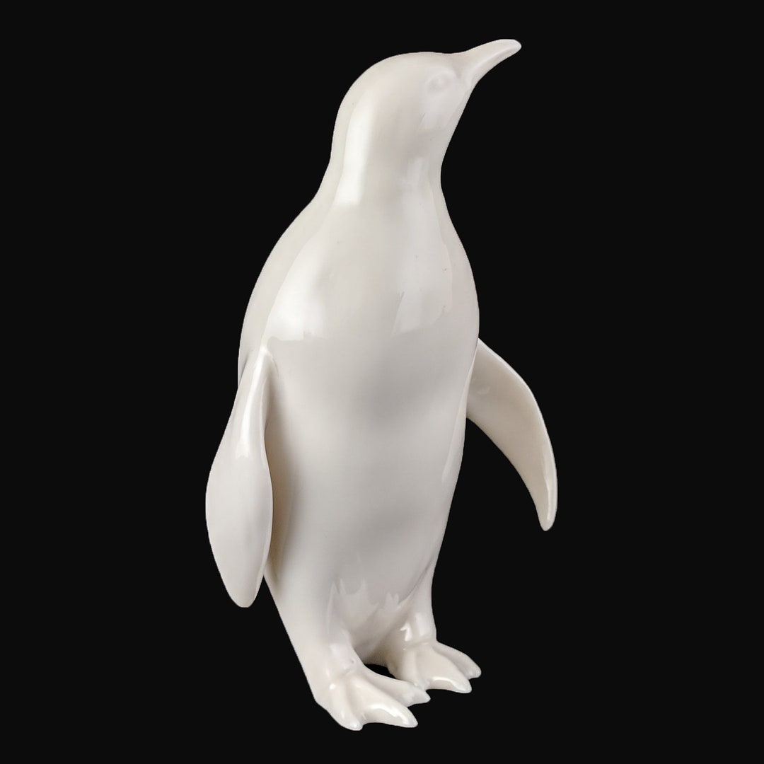 Lenox China Vintage Art Deco PENGUIN Figurine 5 3/8" Blue / Green Mark ...