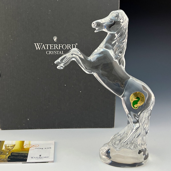 Waterford Crystal Horse - Etsy