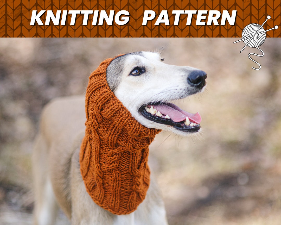 Dog Snood Knitting Pattern / Winter Snood for Dog / Written and Chart ...