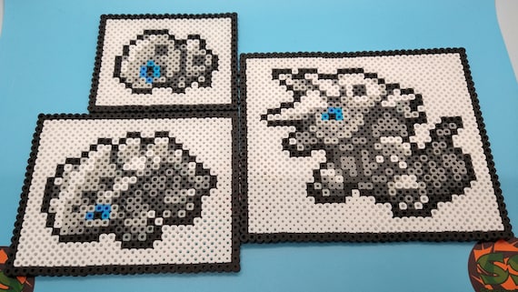Pokémon Pixel Art Normal And Shiny Aron Lairon And Aggron Etsy