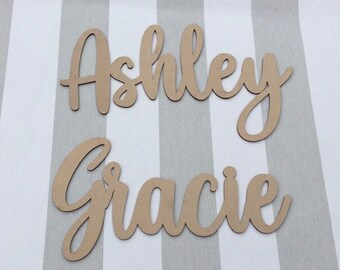 Laser Cut Name Sign - Etsy Australia