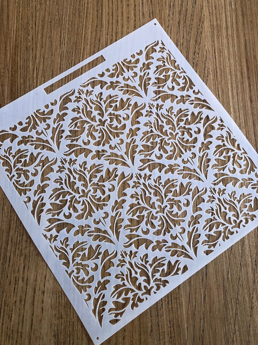 Elegant Damask Design Stencil for Cake Decorating or Polymer Clay ...