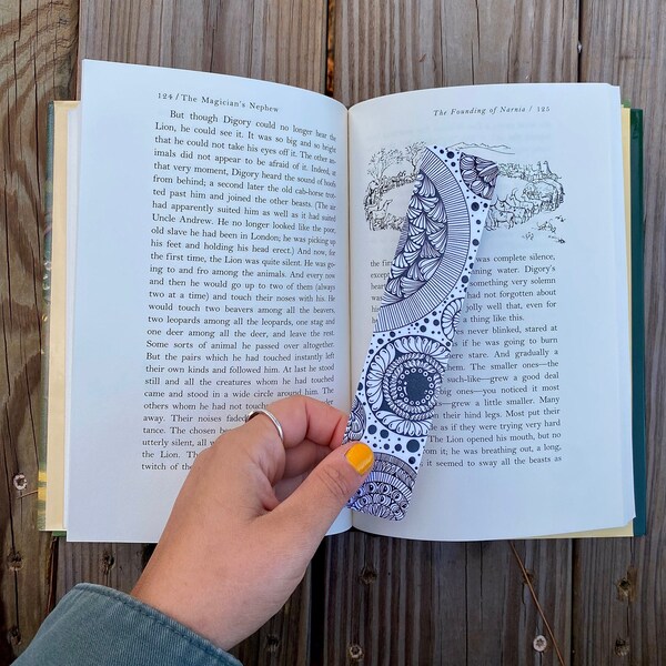Zendoodle Bookmark - Etsy