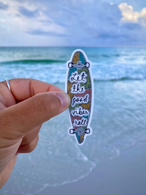 Longboard Sticker sm. Vinyl Sticker Weatherproof Sticker - Etsy