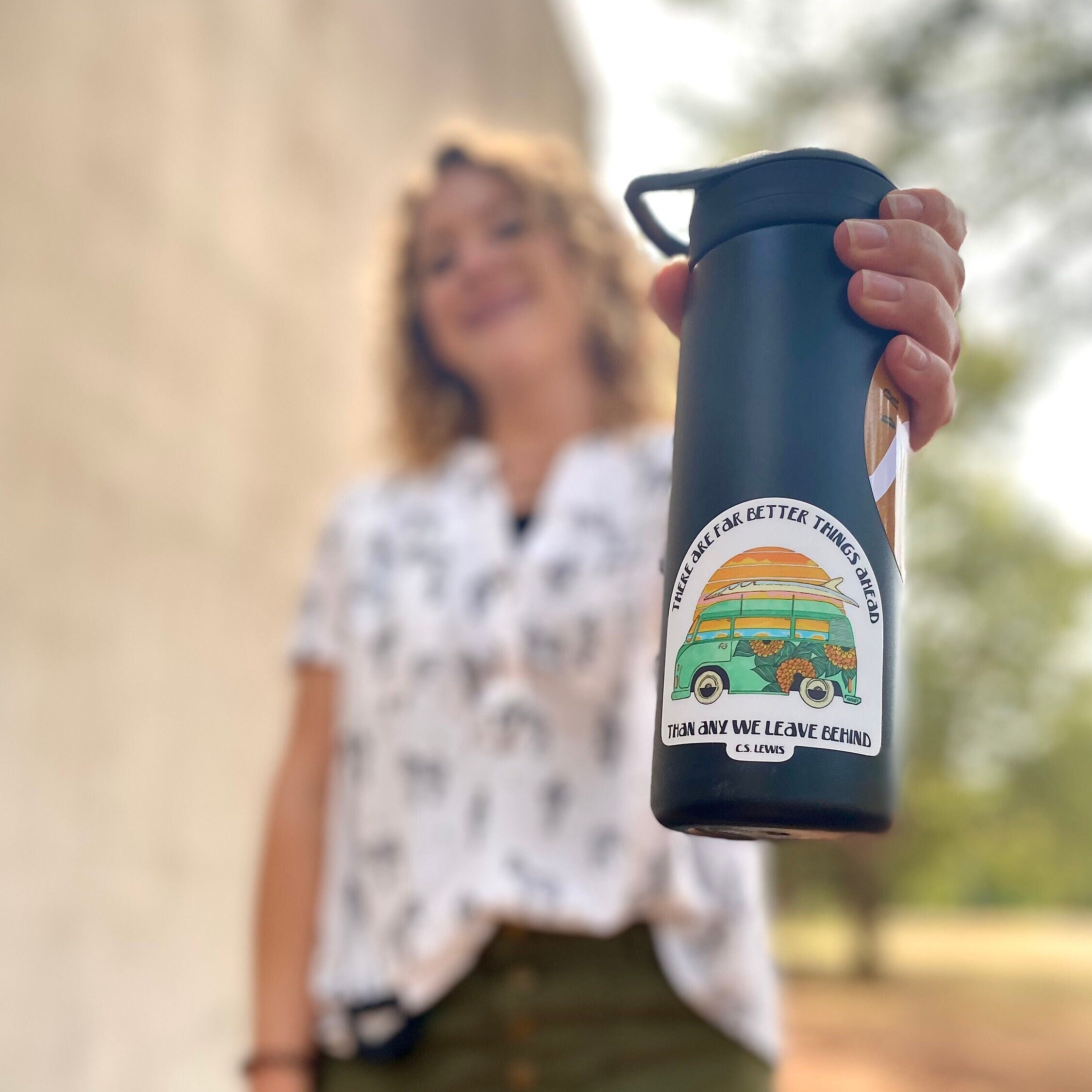 Beach Van Sticker | Quote Sticker | Decal | Hand Drawn Design | Van ...