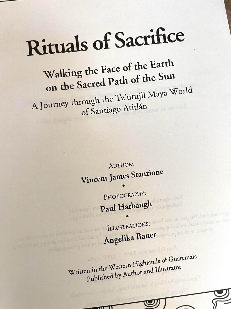 Rituals of Sacrifice, Vincent Stanzione, 2000, 1st Edition, Limited ...