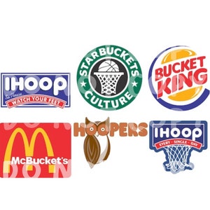 Basket Ball SVG Pdf Ihoop Starbuckets Mc Buckets Hoopers - Etsy