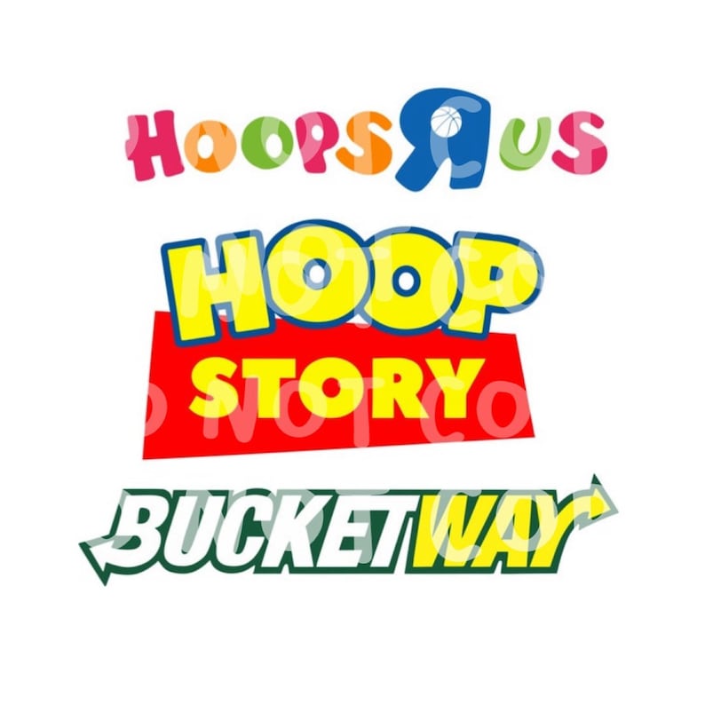 Hoopsrus Hoop Story and Bucketway SVG, PDF, and PNG - Etsy