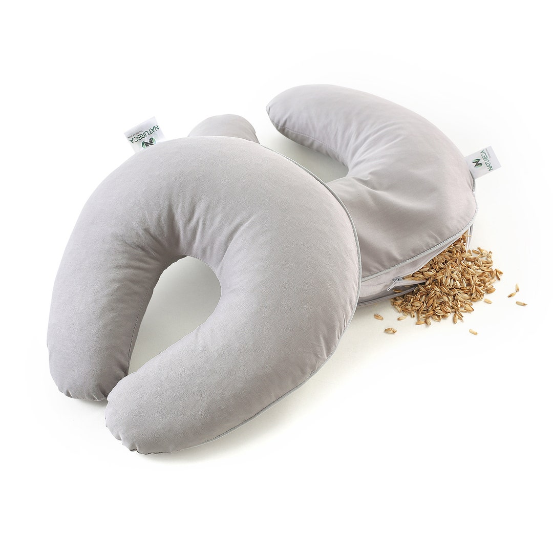 Neck Pillow Spelt Husk est un compagnon idéal pour oreiller de voyage ...