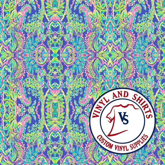 Visual Arts Peach Pattern Vinyl Printed 651 Vinyl Pattern Vinyl Printed ...