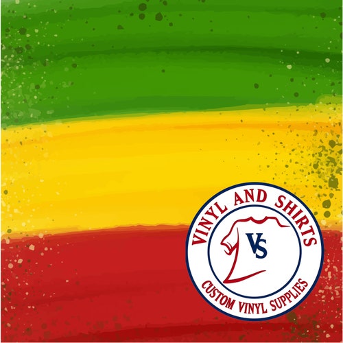 Red Green Yellow Ombre Vinyl/printed Heat Transfer - Etsy