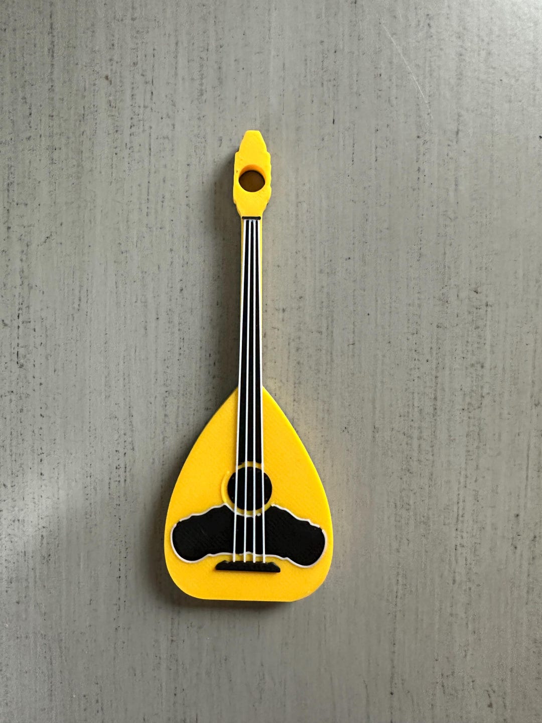 Greek Laouto Keychain - 3D Printed Lute Replica, Nisiotika Music Gift ...