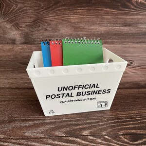 Lil Postal Tub Tote: 3D Printed Mail Tub - Etsy