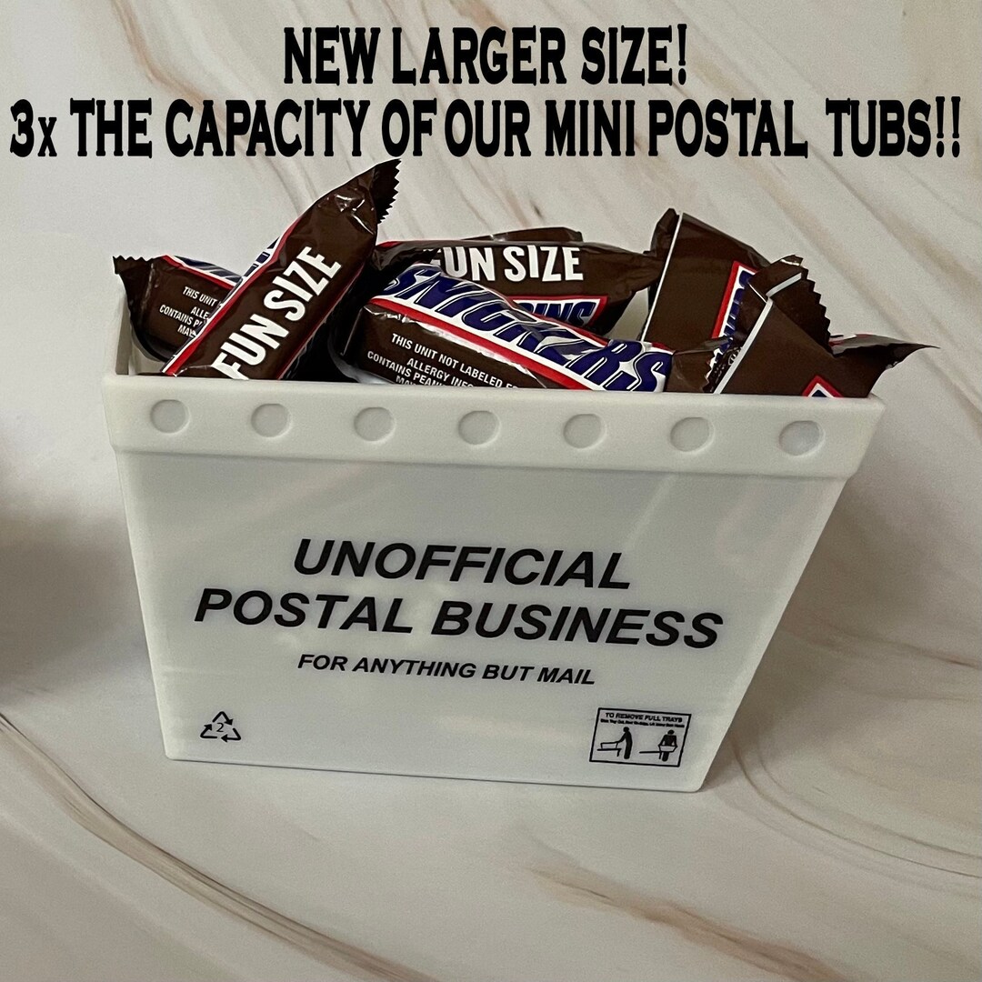 Lil Postal Tub Tote: 3D Printed Mail Tub - Etsy