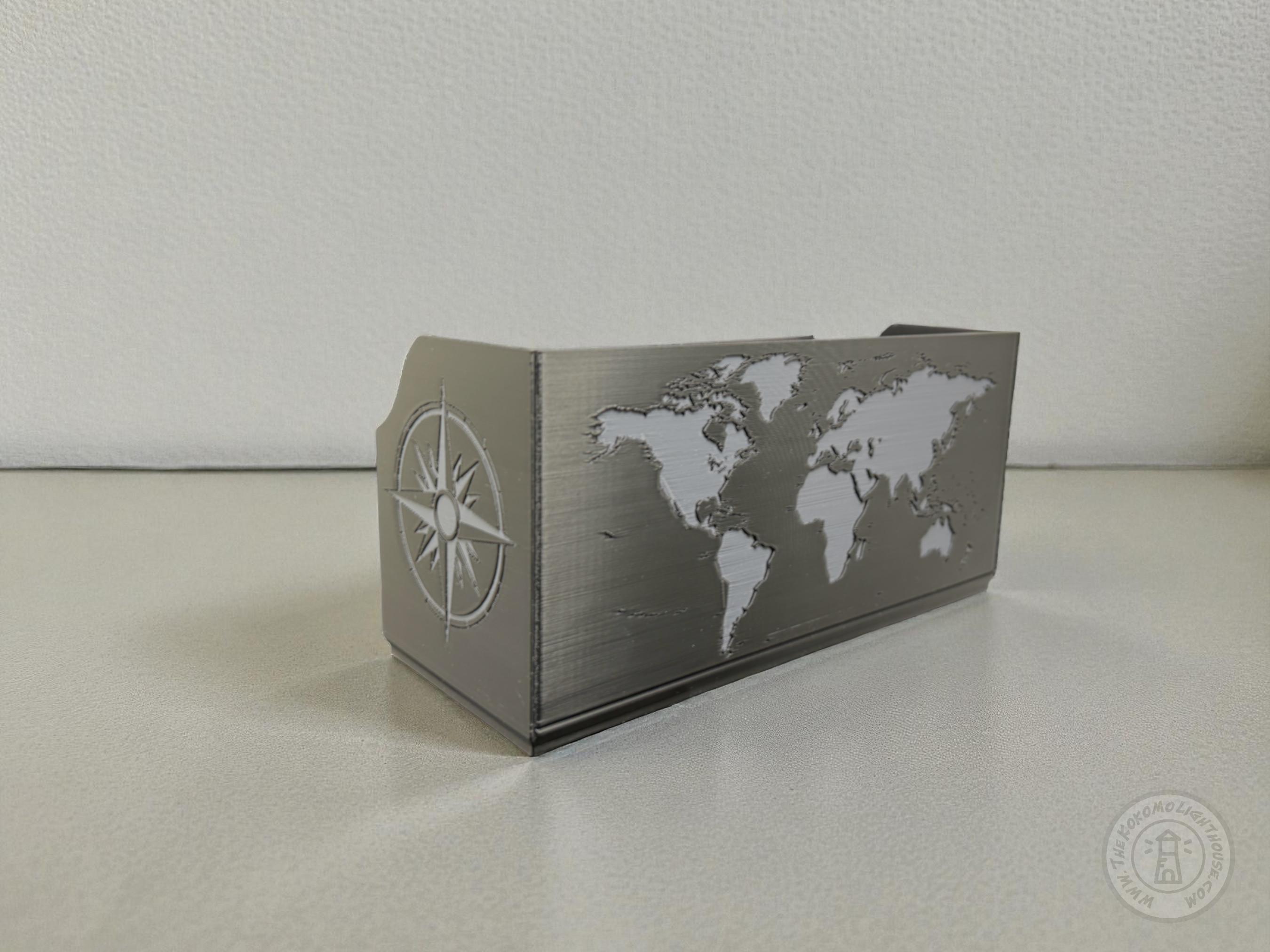 National Park Map Storage Box Crate - 3D Printed in Two Colors - Etsy