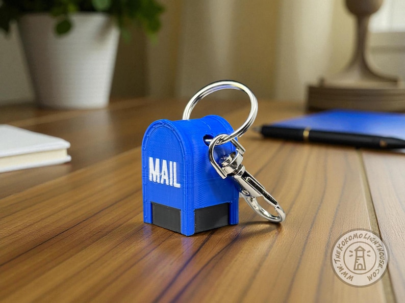 Mini Postal Collection Box Keychain: 3D Printed Mail Carrier Gift - Etsy