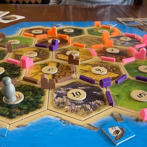 3d Printed Catan Set Pieces - Replacements, Add Ons, Add More Players ...