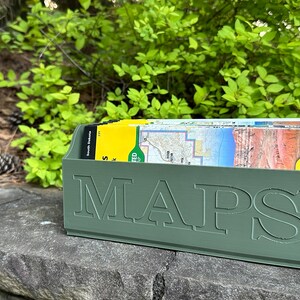 National Park Map Storage Box: Large Natgeo Size - Etsy