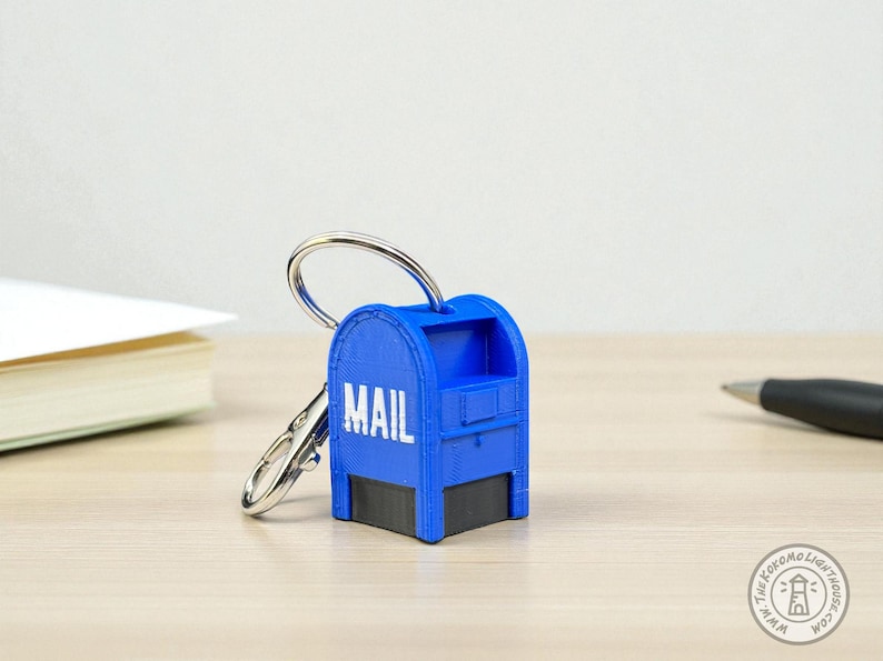 Mini Postal Collection Box Keychain: 3D Printed Mail Carrier Gift - Etsy