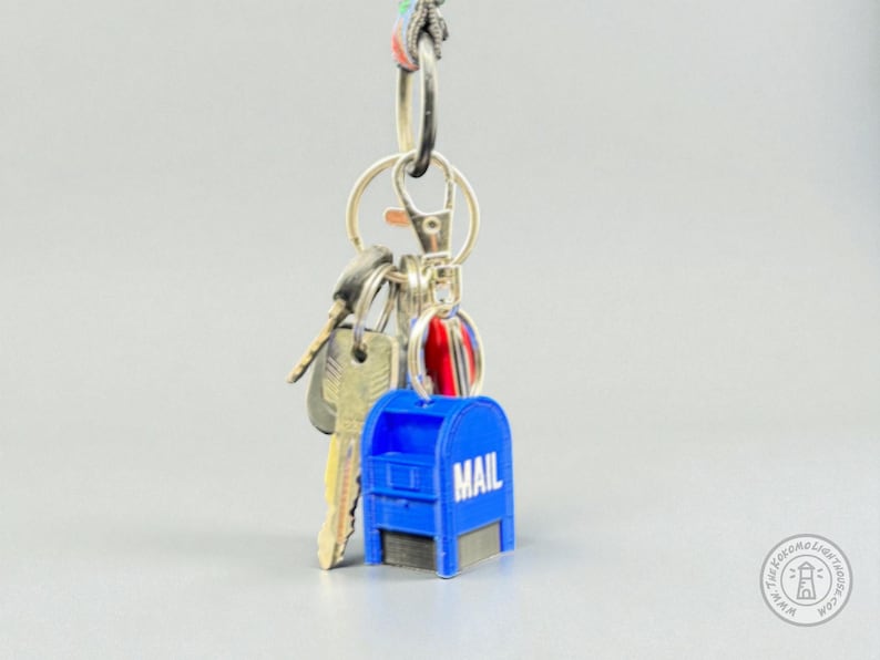 Mini Postal Collection Box Keychain: 3D Printed Mail Carrier Gift - Etsy