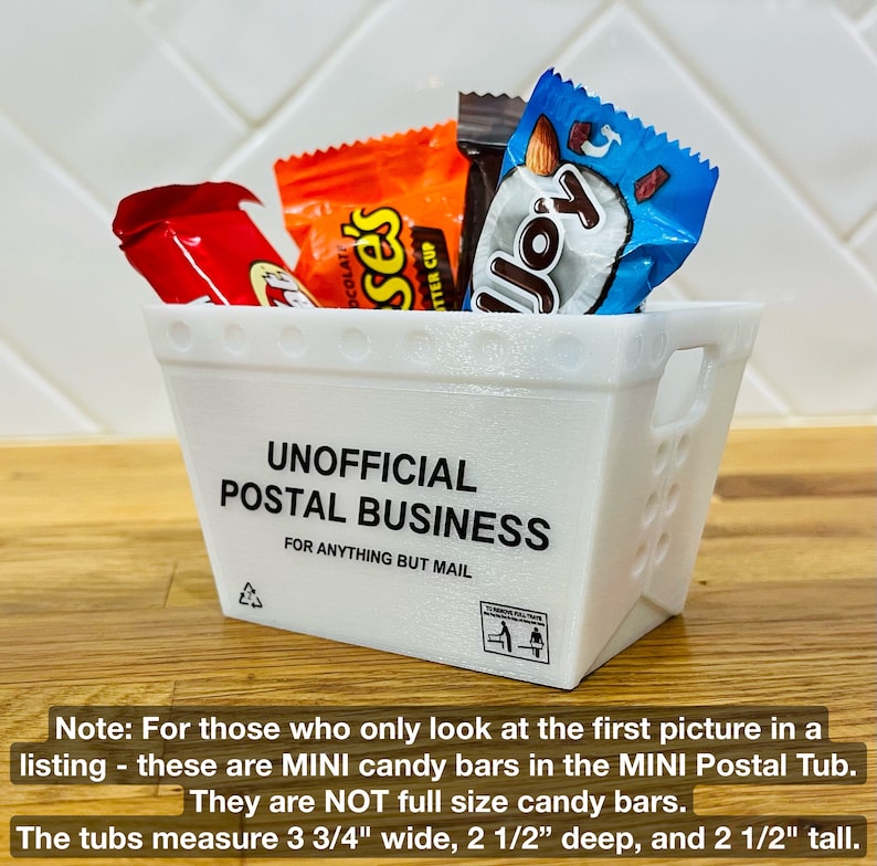 Mini Mail Tub Tote for Small Items - Etsy