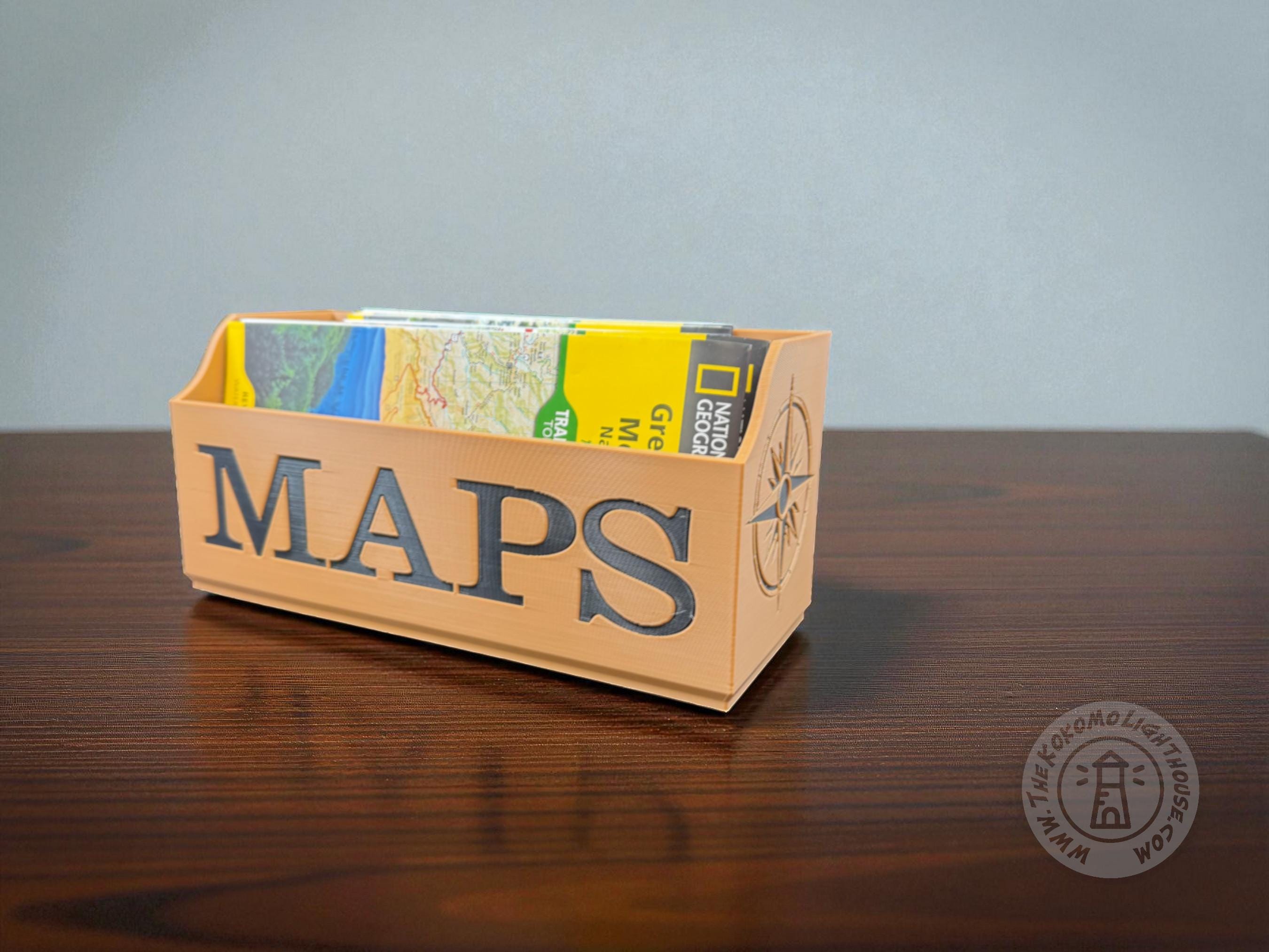 National Park Map Storage Box Crate - 3D Printed in Two Colors - Etsy