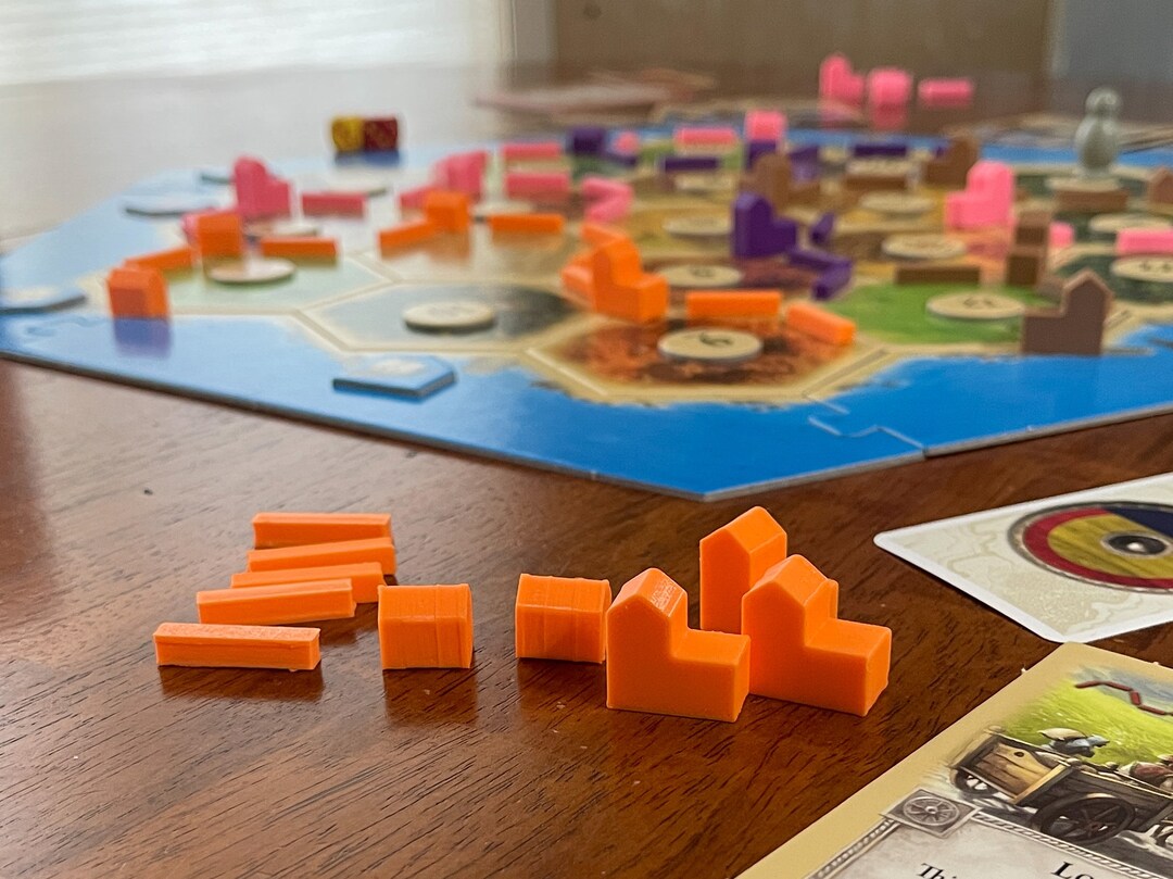 3d Printed Catan Set Pieces - Replacements, Add Ons, Add More Players ...