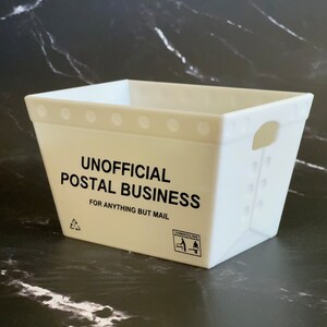 Lil Postal Tub Tote: 3D Printed Mail Tub - Etsy