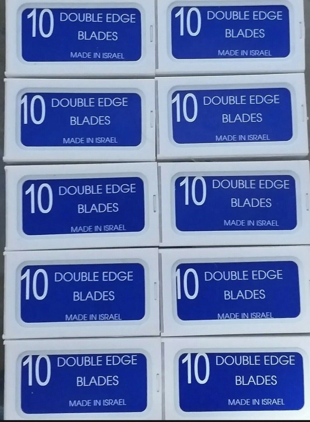 Buy 100 Crystal Israeli Personna Double Edge Razor Blades Online in ...