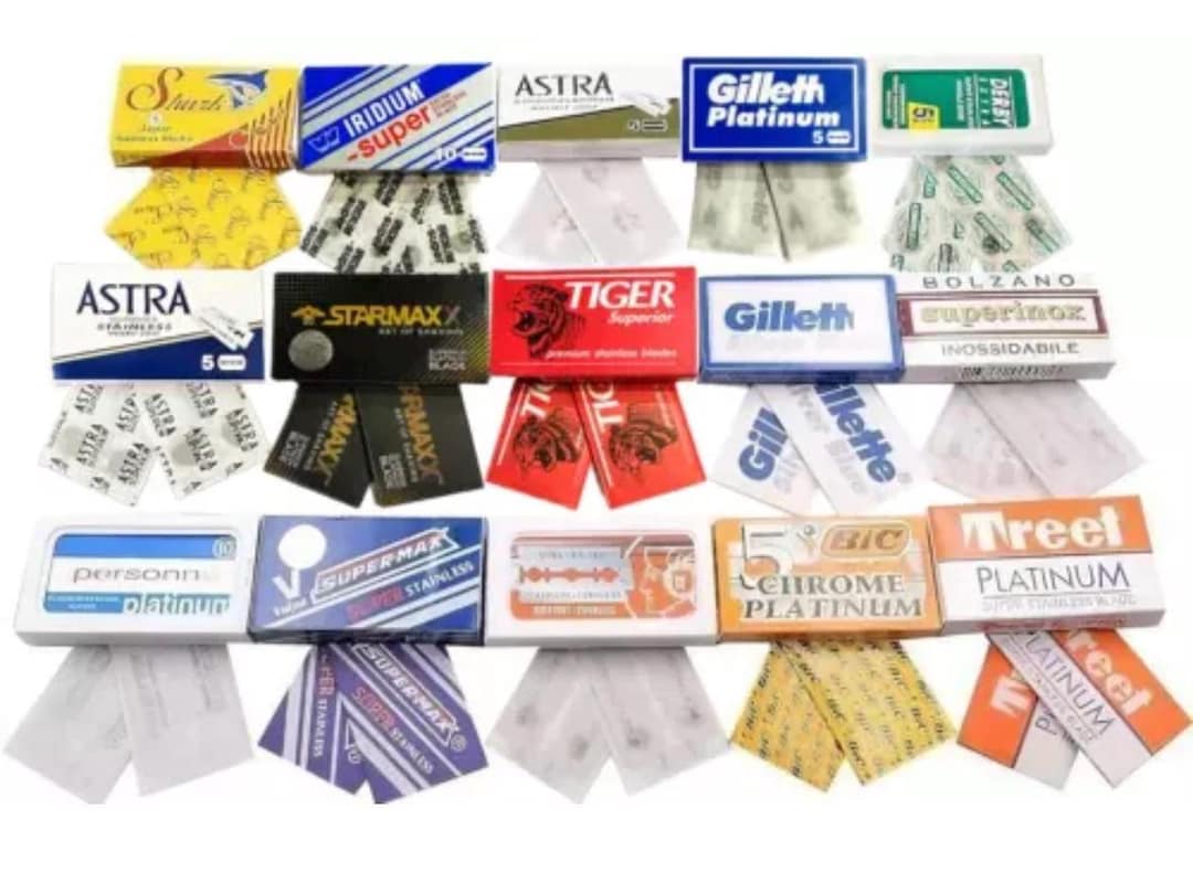 Double Edge Razor Blade Sample Pack (2x Each) Total 30 Blades or 40 ...