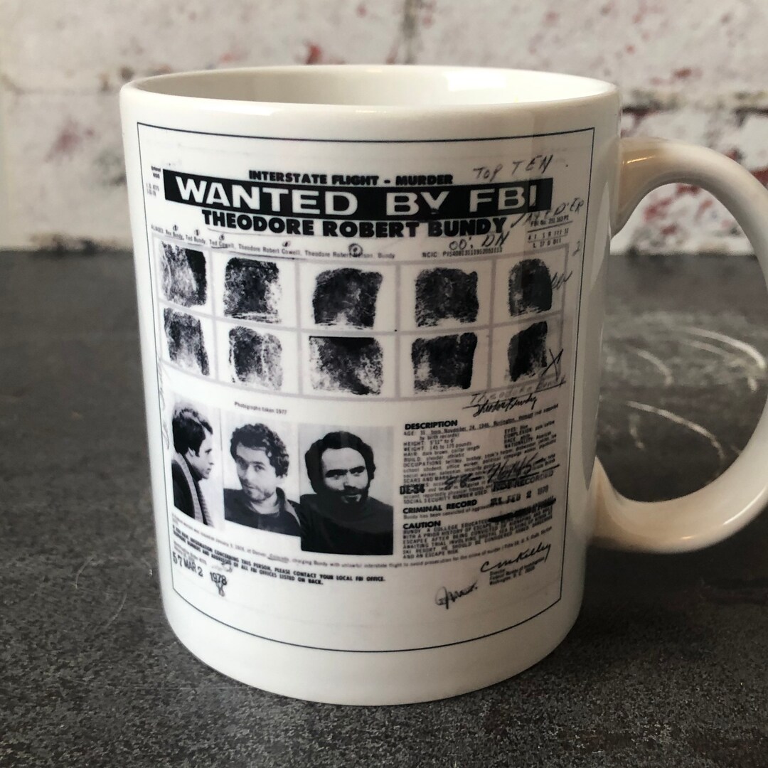 True Crime Serial Killer Mug, Gothic Horror Mug, Vintage True Crime ...