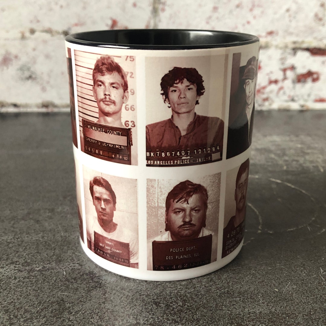 True Crime Horror Gothic Gift Mug, Police Mugshot Gift, True Crime ...