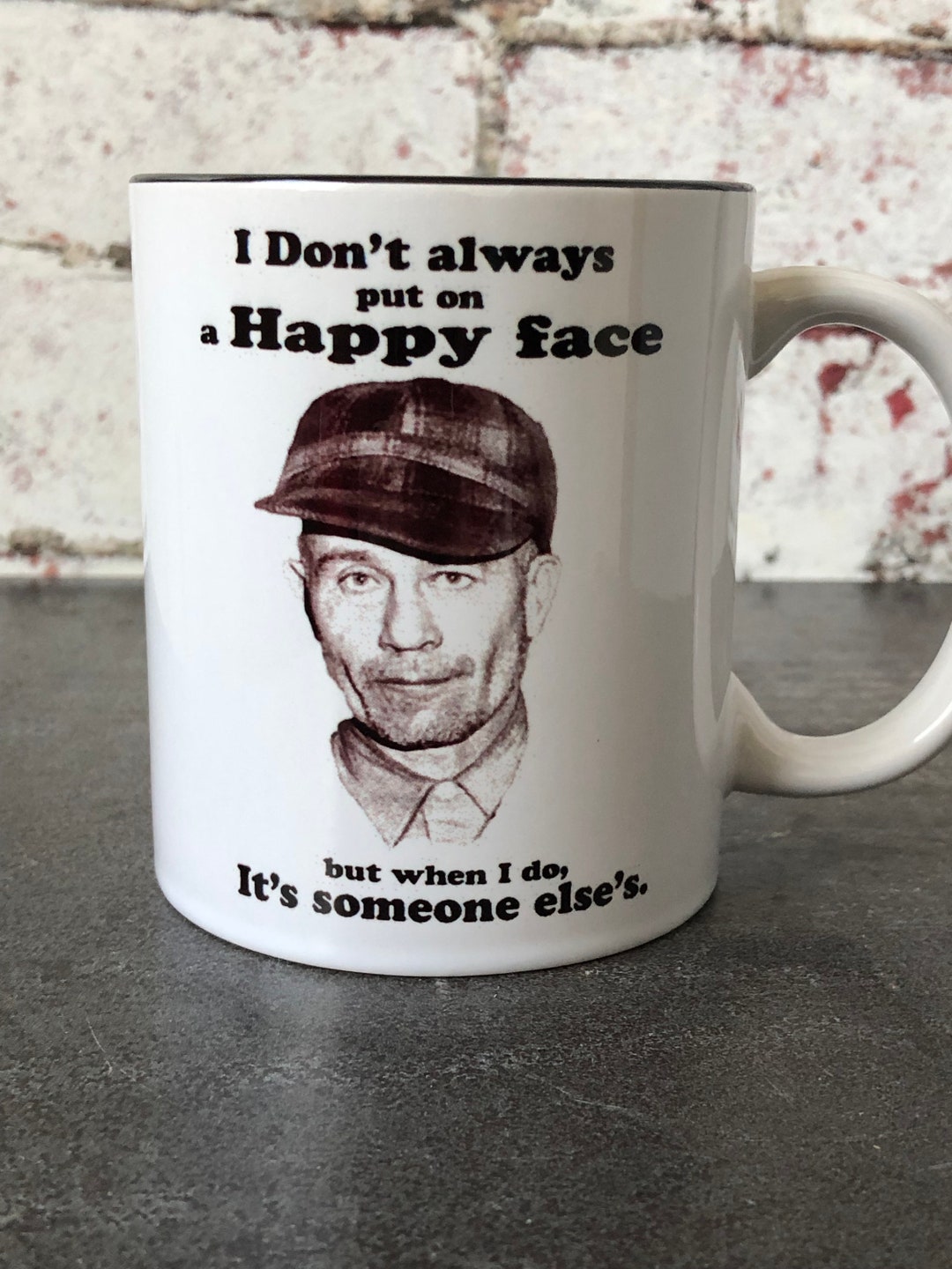 Ed Gein Happy Face True Crime Funny Gothic Halloween Horror - Etsy
