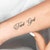 Survivor set of 2 Survivor Temporary Tattoo / Survivor Script Tattoo ...