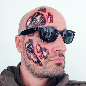 terminator face makeup