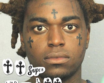 XXXTentacion Temporary Tattoos Set / XXXTentacion Face Tattoos | Etsy