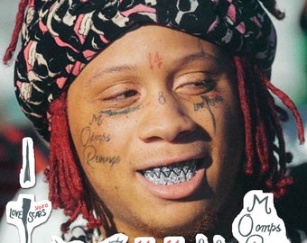 XXXTentacion Temporary Tattoos Set / XXXTentacion Face Tattoos | Etsy