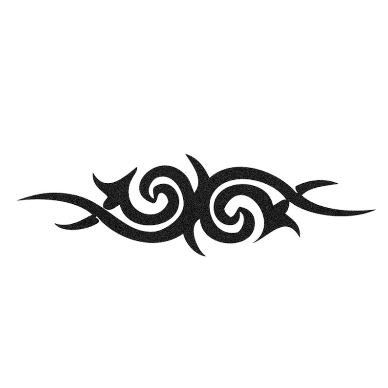 Lower Back Tattoo Tribal Pattern / Tribal Tramp Stamp - Etsy