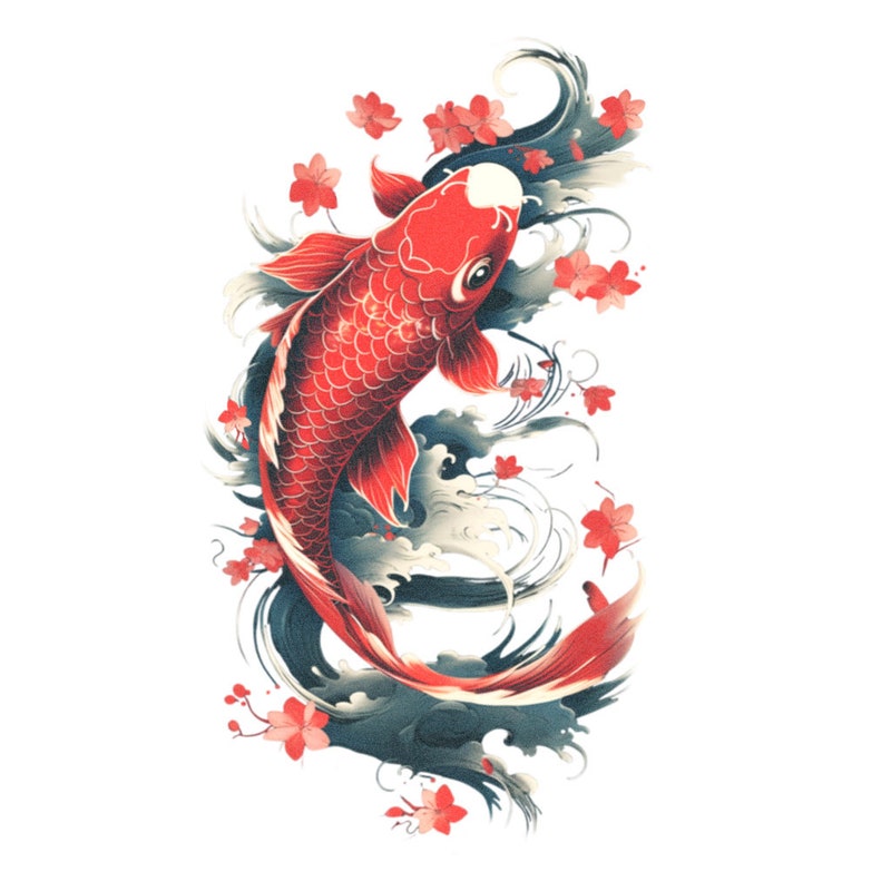 Carp Tattoos - Etsy