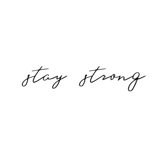 Stay Strong Font