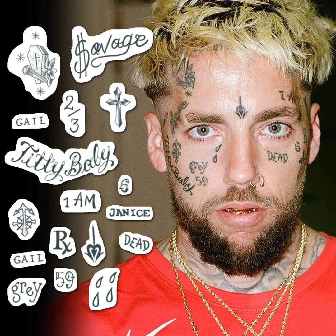Scrim Temporary Tattoos Face Set - Suicideboys Temporary Tattoos ... Scrim Temporary Tattoos Face Set - Suicideboys Temporary Tattoos ...